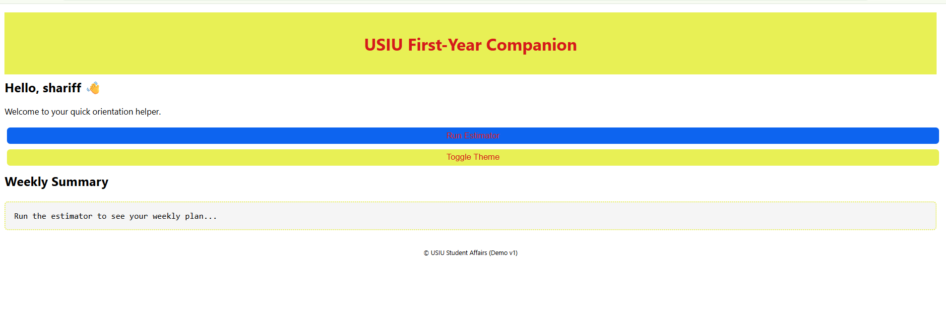 USIU First-Year Companion (v1) | practical-assignment-1